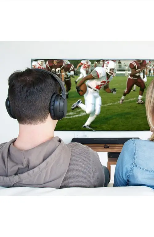 MEE AUDIO Connect T1cma Bluetooth Transmitter & Headphones Bundle For Tv