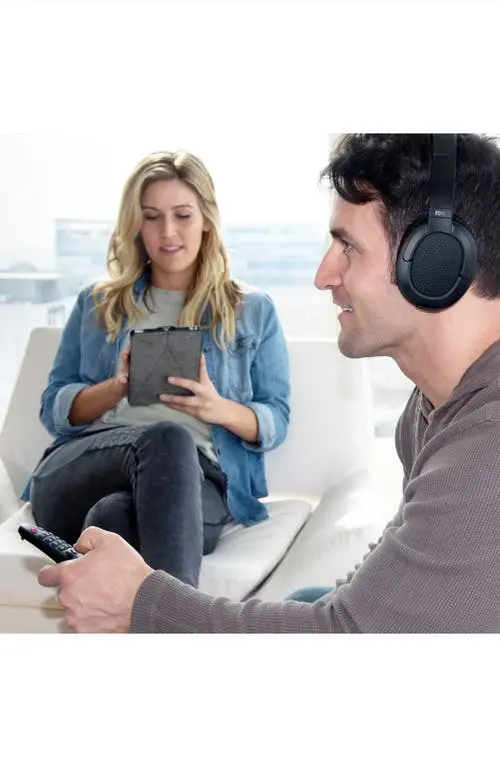 MEE AUDIO Connect T1cma Bluetooth Transmitter & Headphones Bundle For Tv
