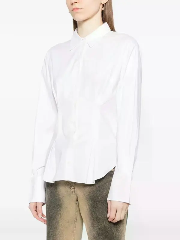 REFORMATION Becker Shirt - White