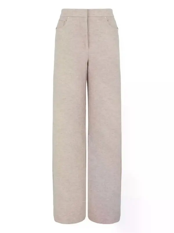 Giorgio Armani Mélange-effect Trousers