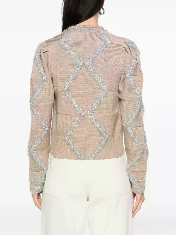 CECILIA PRADO Diamond Pattern Cardigan