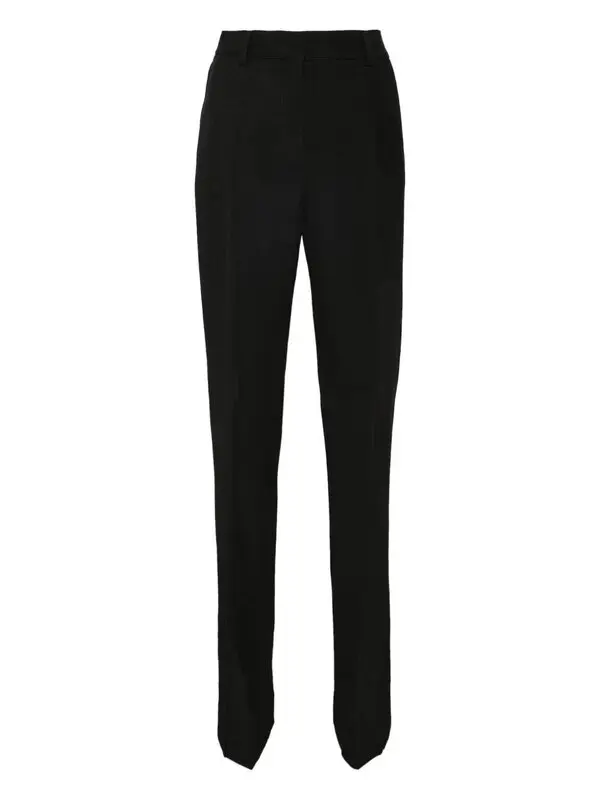 JIL SANDER Textured Trousers - Black
