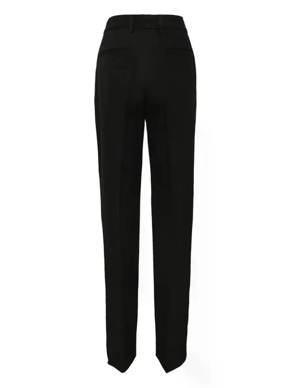 JIL SANDER Textured Trousers - Black
