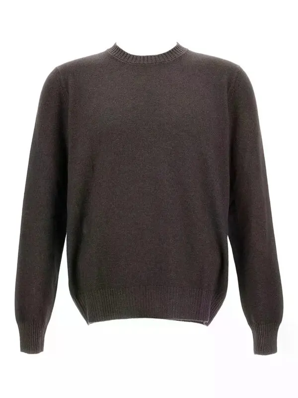 GRAN SASSO Fine-knit Crew-neck Jumper - Brown