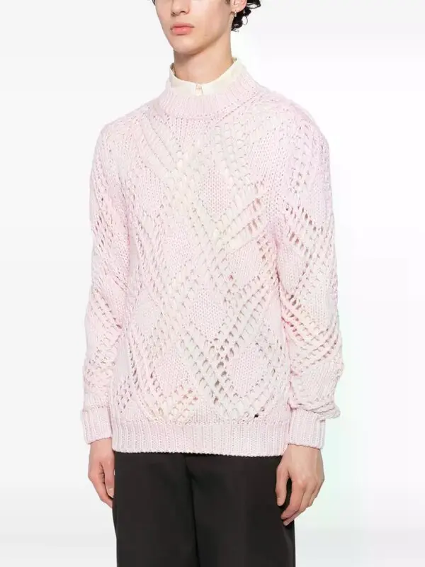 JIL SANDER Open Knit Sweater
