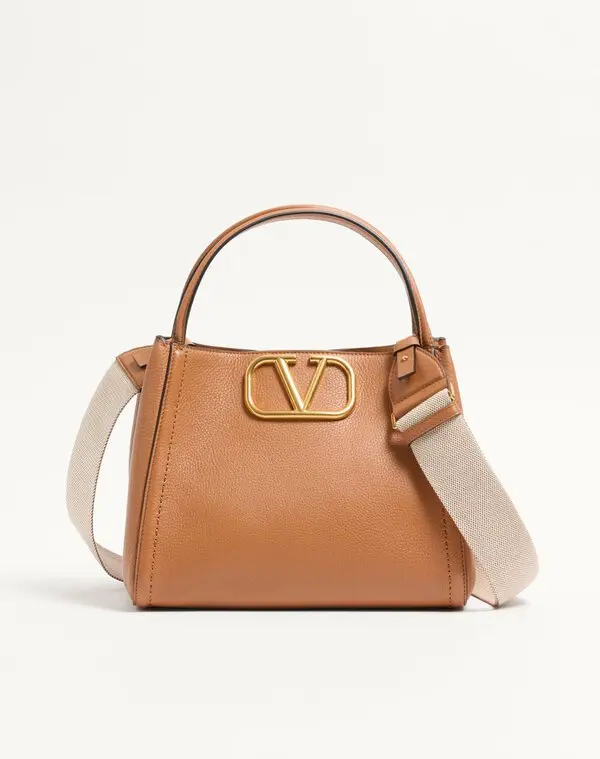Valentino Garavani Alltime Medium Handbag - Almond