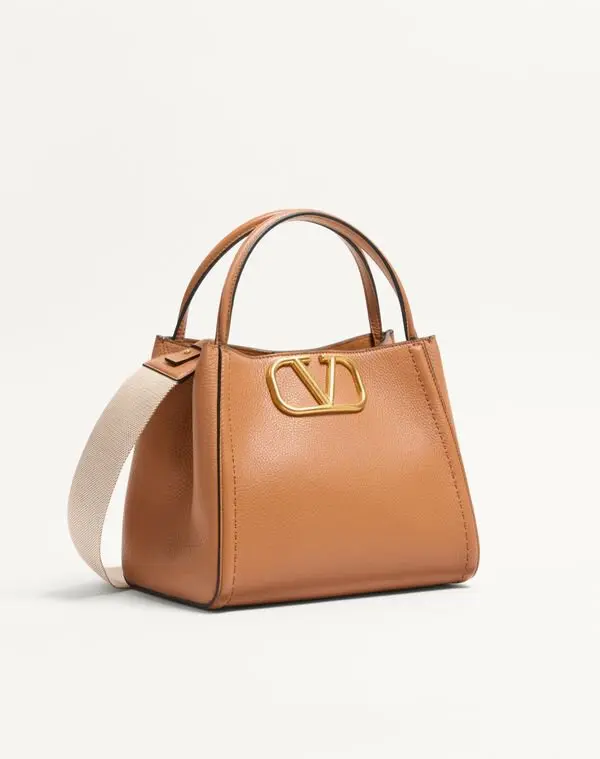 Valentino Garavani Alltime Medium Handbag - Almond