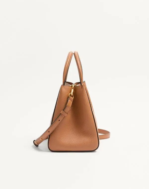 Valentino Garavani Alltime Medium Handbag - Almond