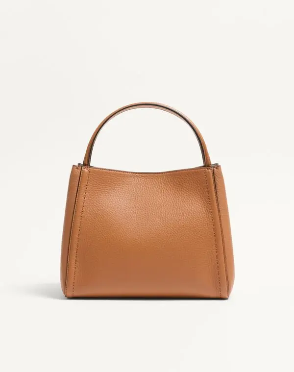 Valentino Garavani Alltime Medium Handbag - Almond
