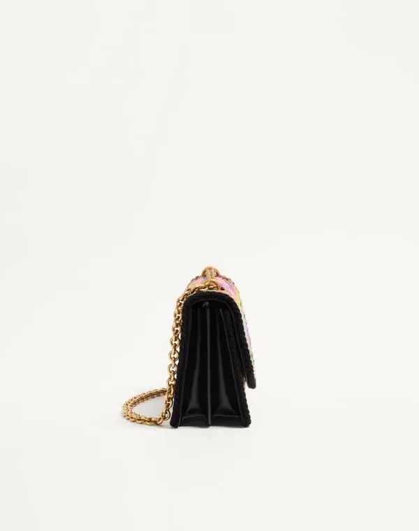 Valentino Garavani Vain Embroidered Shoulder Bag - Multicolour