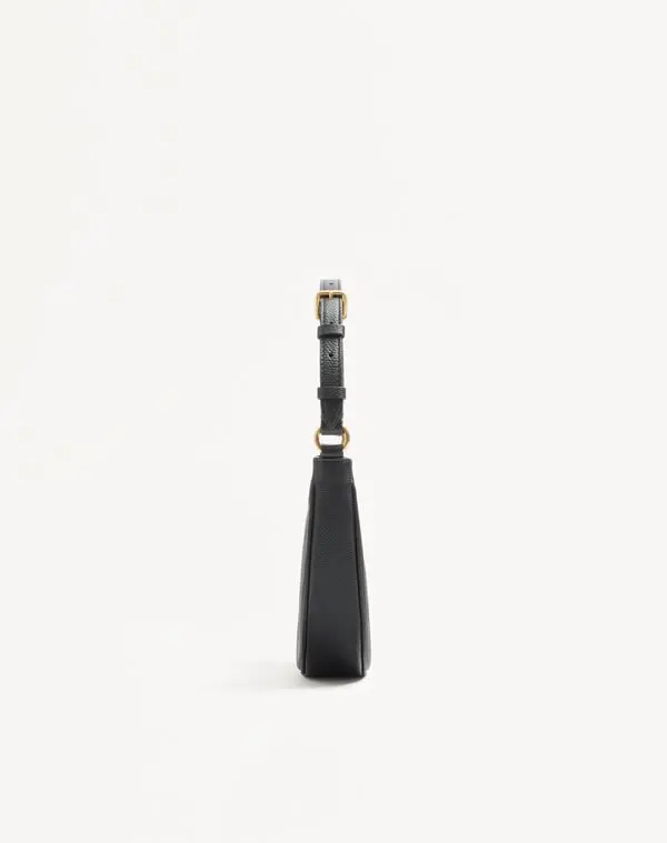 Valentino Garavani Vlogo Signature Mini Hobo Bag - Black