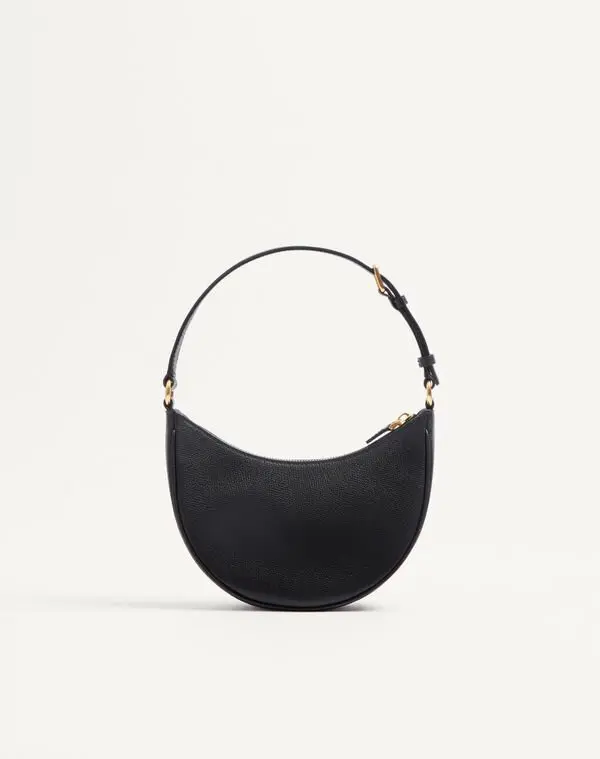 Valentino Garavani Vlogo Signature Mini Hobo Bag - Black