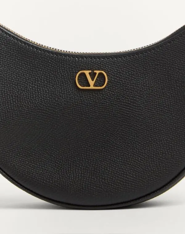 Valentino Garavani Vlogo Signature Mini Hobo Bag - Black