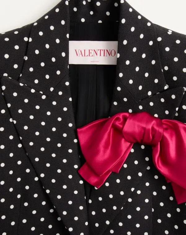 Valentino Garavani Supergran Jacket In Plusdepois Print - Black/birch