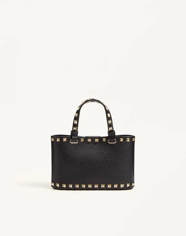 Valentino Garavani Rockstud Mini Shopping Bag - Black