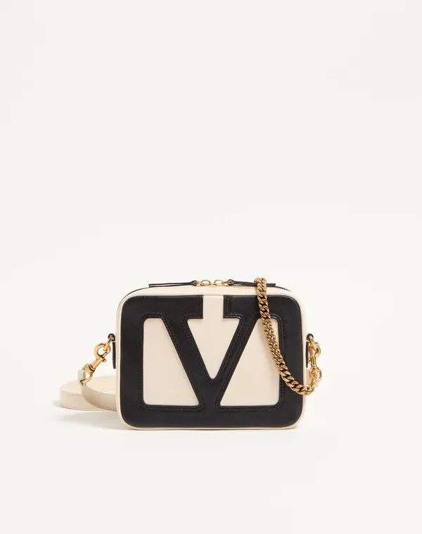 Valentino Garavani Viva Superstar Nappa Crossbody - Butter/black