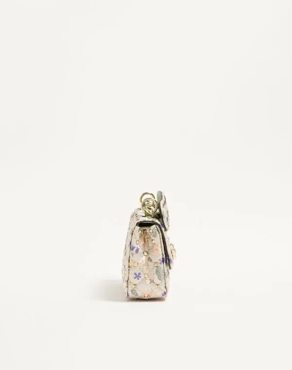 Valentino Garavani Rockstud Spike Small Jacquard Bag