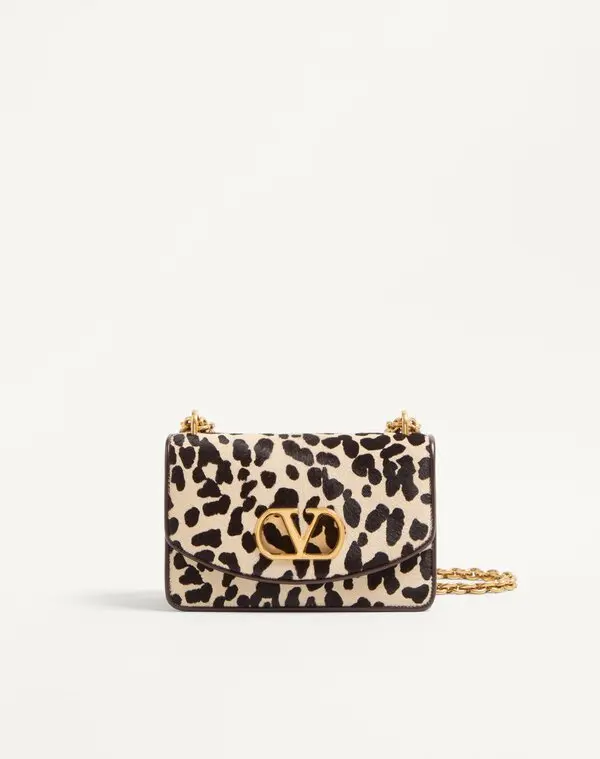 Valentino Garavani Vain Small Shoulder Bag - Natural/brown