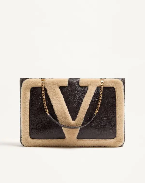 Valentino Garavani Viva Superstar Medium Shopping Bag - Brown/beige
