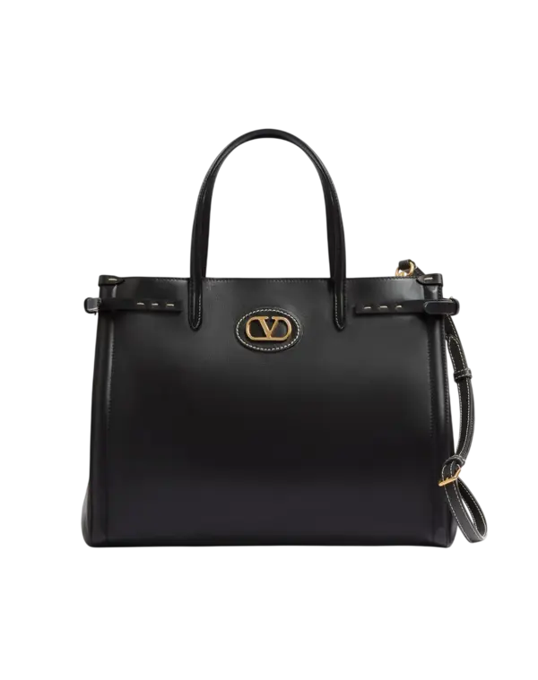 Valentino Garavani Antibes Medium Shopping Bag - Black