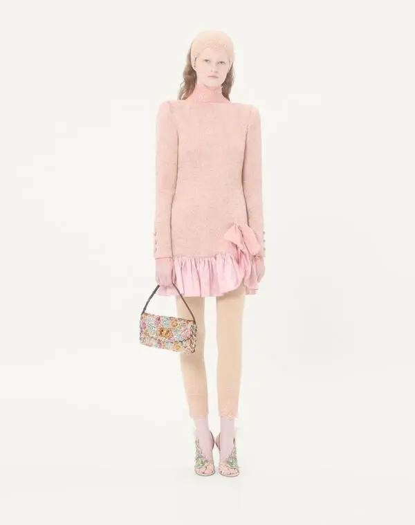 Valentino Garavani Small Shoulder Bag With Rhombelle Embroidery - Multicolour