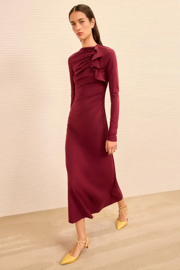 Ulla Johnson Safi Long Sleeve Dress