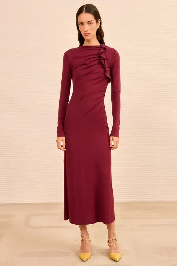 Ulla Johnson Safi Long Sleeve Dress
