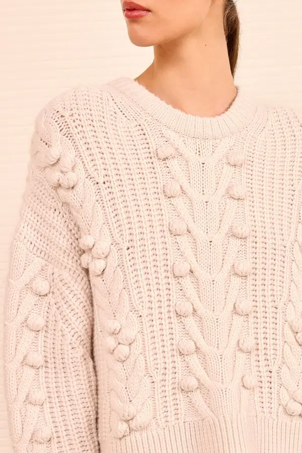 Ulla Johnson Indra Cable Knit Pullover