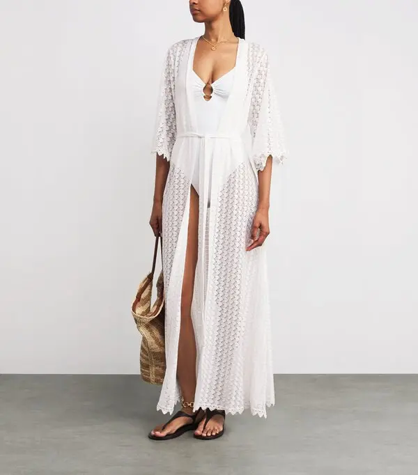 Melissa Odabash Knitted Tali Maxi Kaftan
