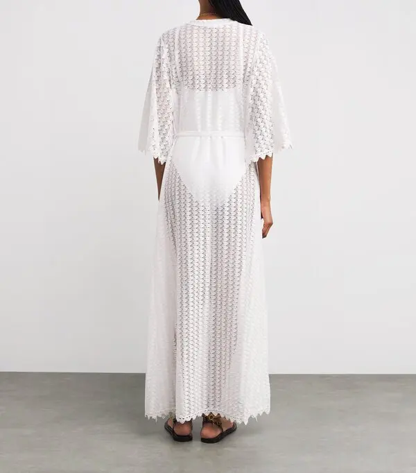 Melissa Odabash Knitted Tali Maxi Kaftan