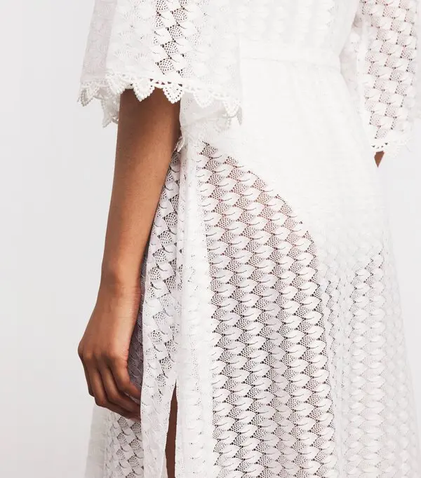 Melissa Odabash Knitted Tali Maxi Kaftan