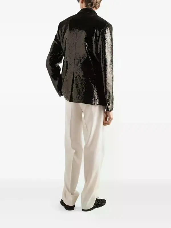 Dolce & Gabbana Sequin-embellished Double-breasted Blazer