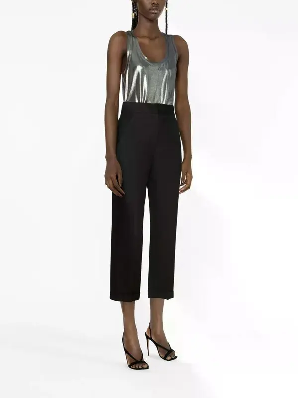 TOM FORD Laminated Tank Top - Silver