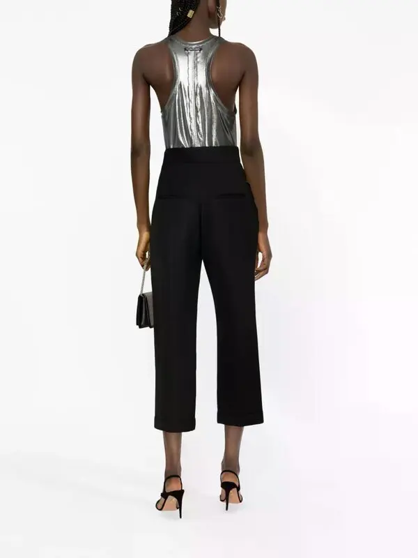 TOM FORD Laminated Tank Top - Silver