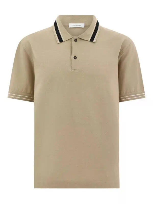 FERRAGAMO Short Sleeve Polo Shirt