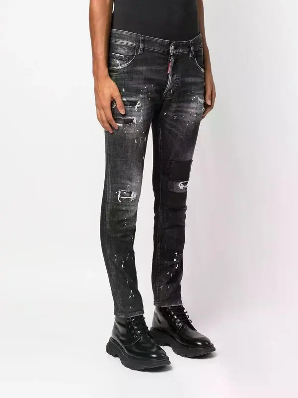 Dsquared2 Skater Jeans With Distressed Finish