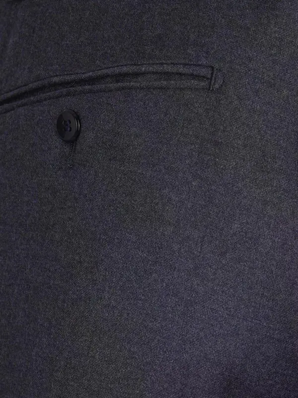 L.B.M. 1911 Buttoned Wool-blend Trousers