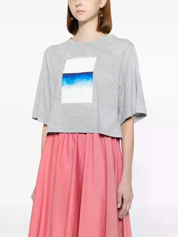 TO B. BY AGNÈS B. Sea-print T-shirt
