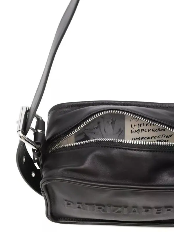 Patrizia Pepe Embossed Logo Shoulder Bag