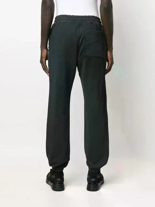 Rhude Logo-embroidered Track Pants - Black