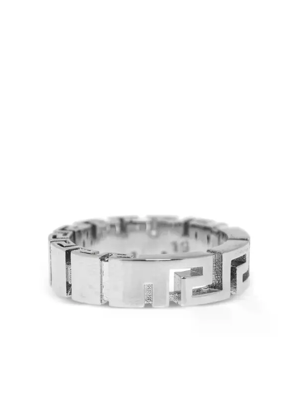 Versace Greca Motif Band Ring