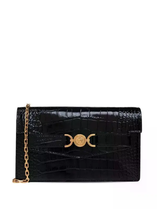 Versace Medusa '95 Crocodile Effect Clutch Bag