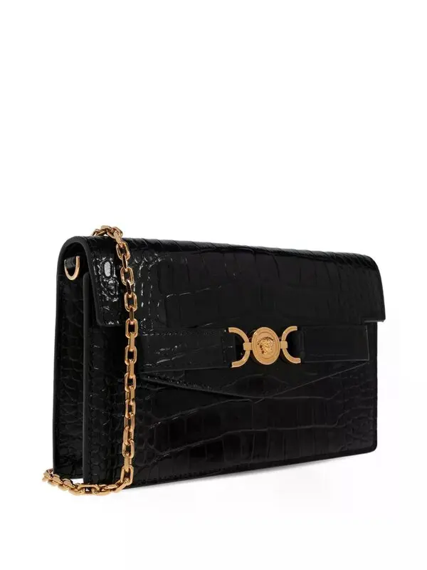 Versace Medusa '95 Crocodile Effect Clutch Bag