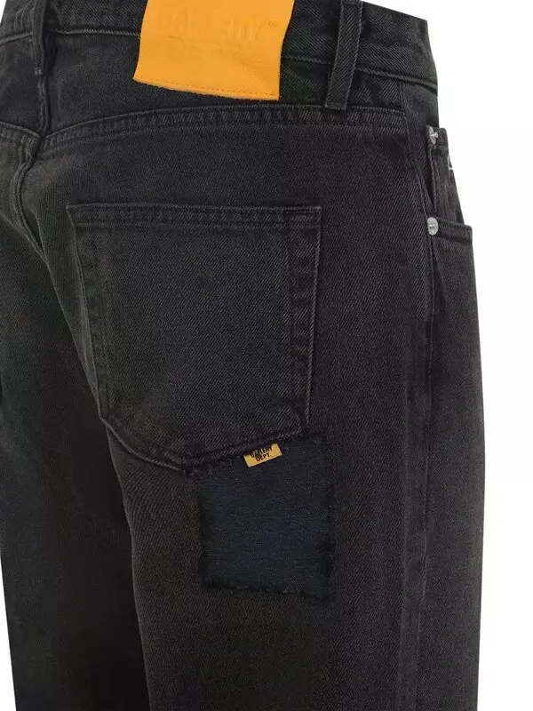 GALLERY DEPT. Patchwork Frayed Hem Jeans