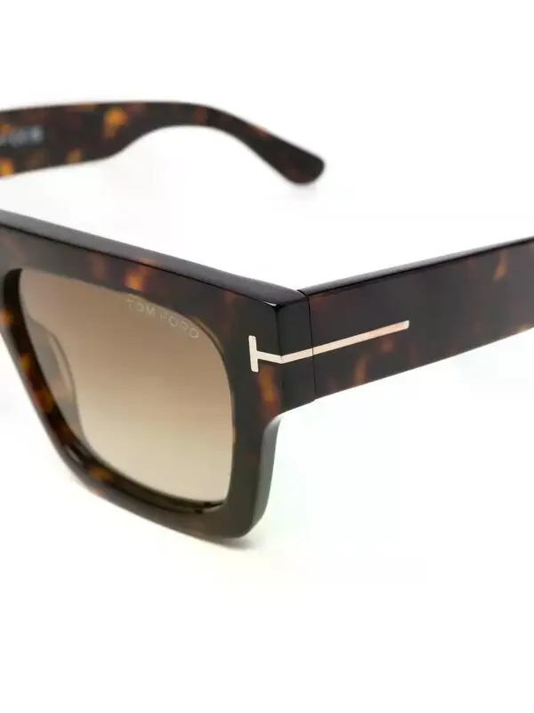 TOM FORD Fausto Oversize-frame Sunglasses - Brown