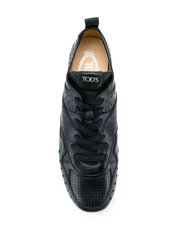TOD'S Panelled Lace-up Sneakers - Black