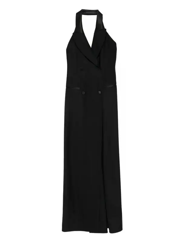 Moschino Double-breasted Halterneck Dress
