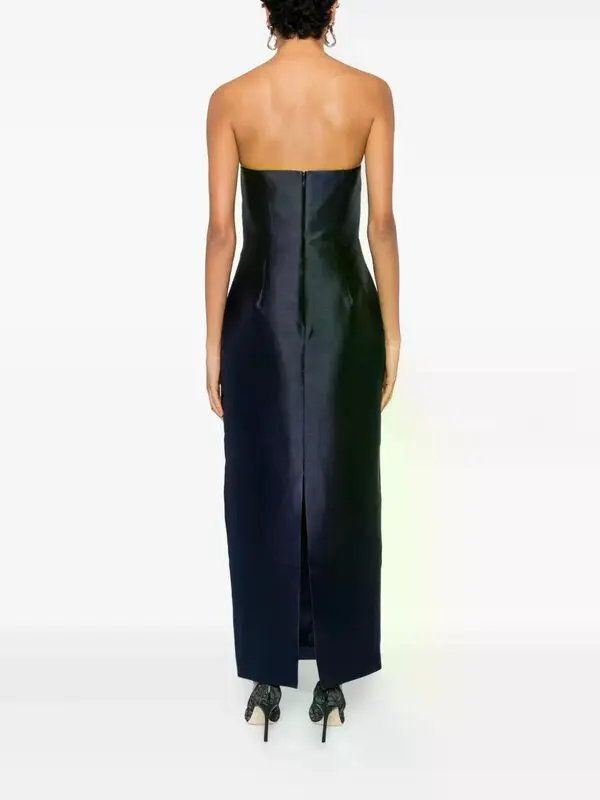 Solace London Renee Midi Dress - Blue