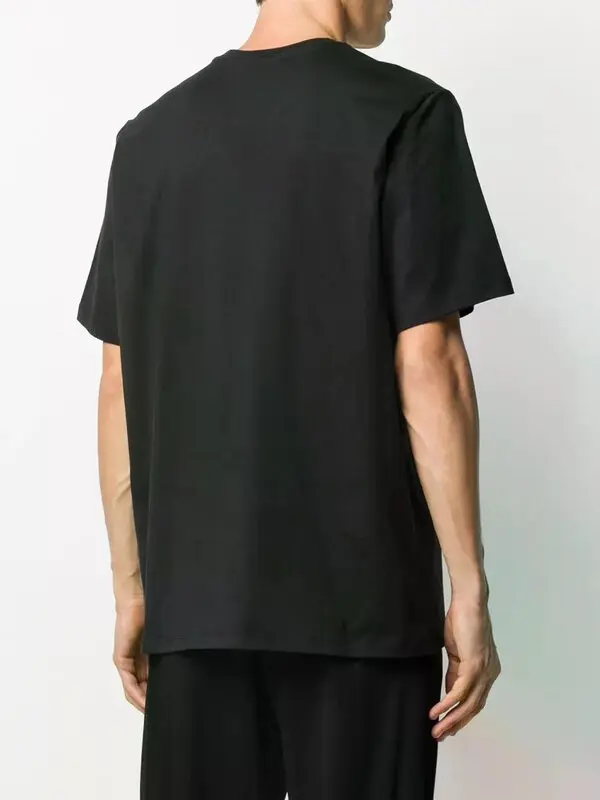 MSGM Logo-print Cotton T-shirt - Black