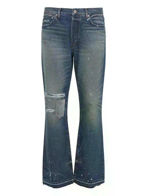 GALLERY DEPT. Ripped Patch Jeans